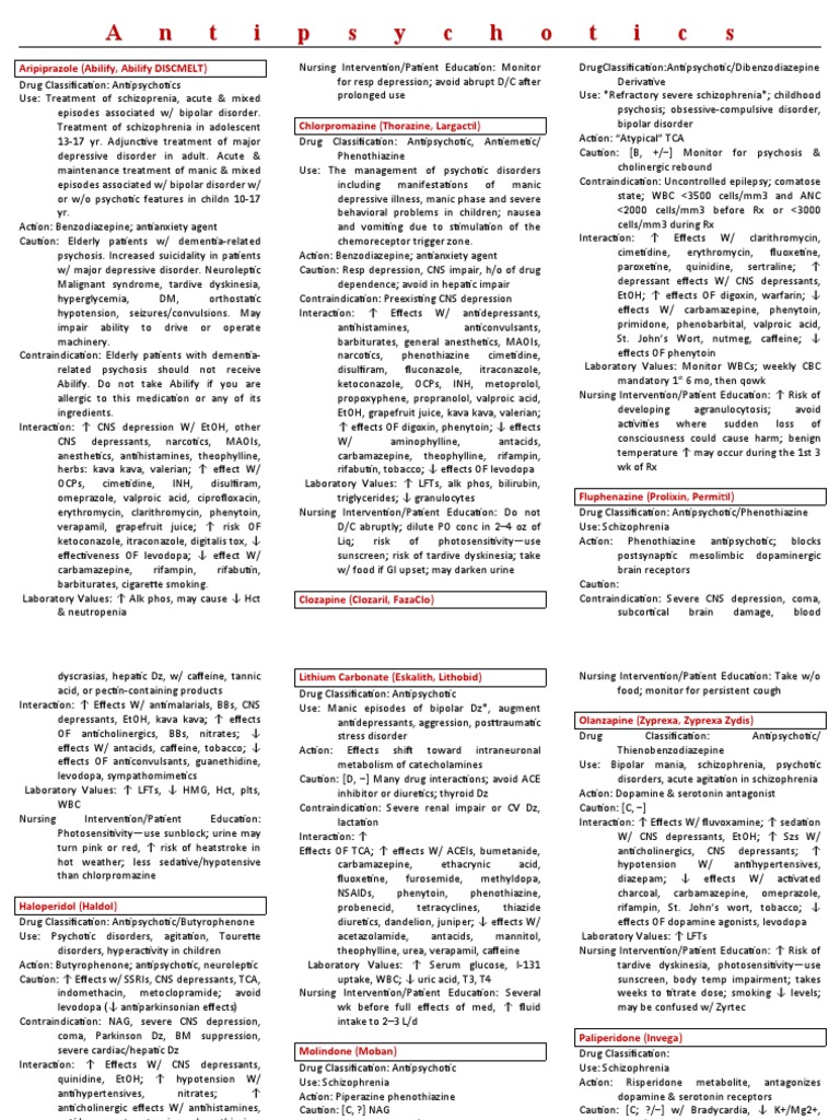 Antipsychotics | PDF | Antipsychotic | Antidepressant