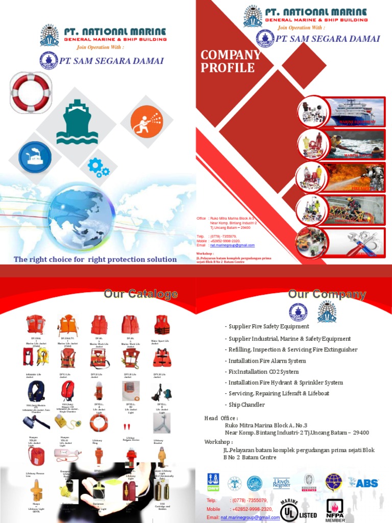 Compeny Profile PT - Nat.marine JO SSD PDF | PDF | Fires | Firefighting