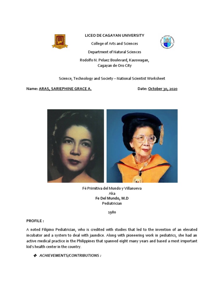 Pioneering Pediatrician: A Profile of Fe Del Mundo's Groundbreaking ...