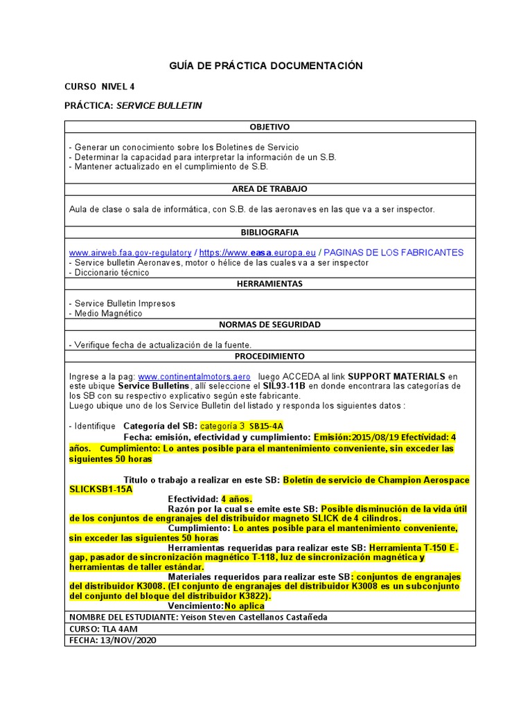 Guia Documentacion Yeison | PDF | Aviación | Aeronave