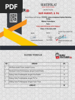 Sertifikat 32 JP untuk Pelatihan Guru | PDF