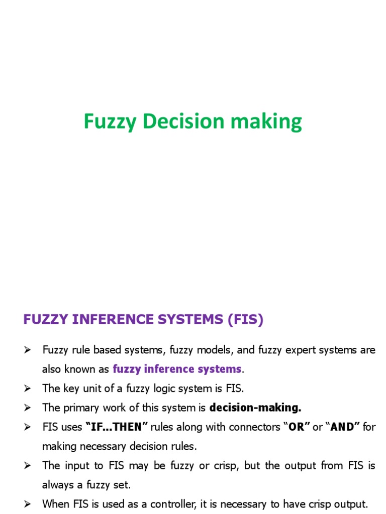 Soft Computing | PDF | Fuzzy Logic | Decision Making