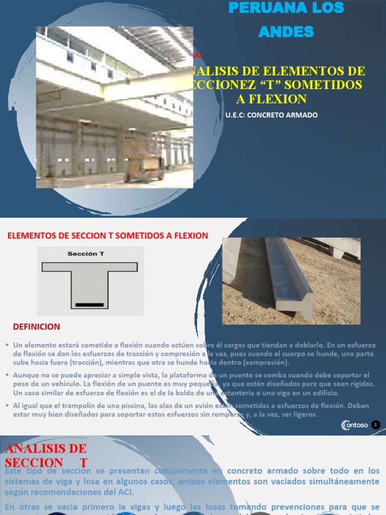 Analisis de Seccion T Con Falla Ductil | PDF | Doblar | Concreto reforzado