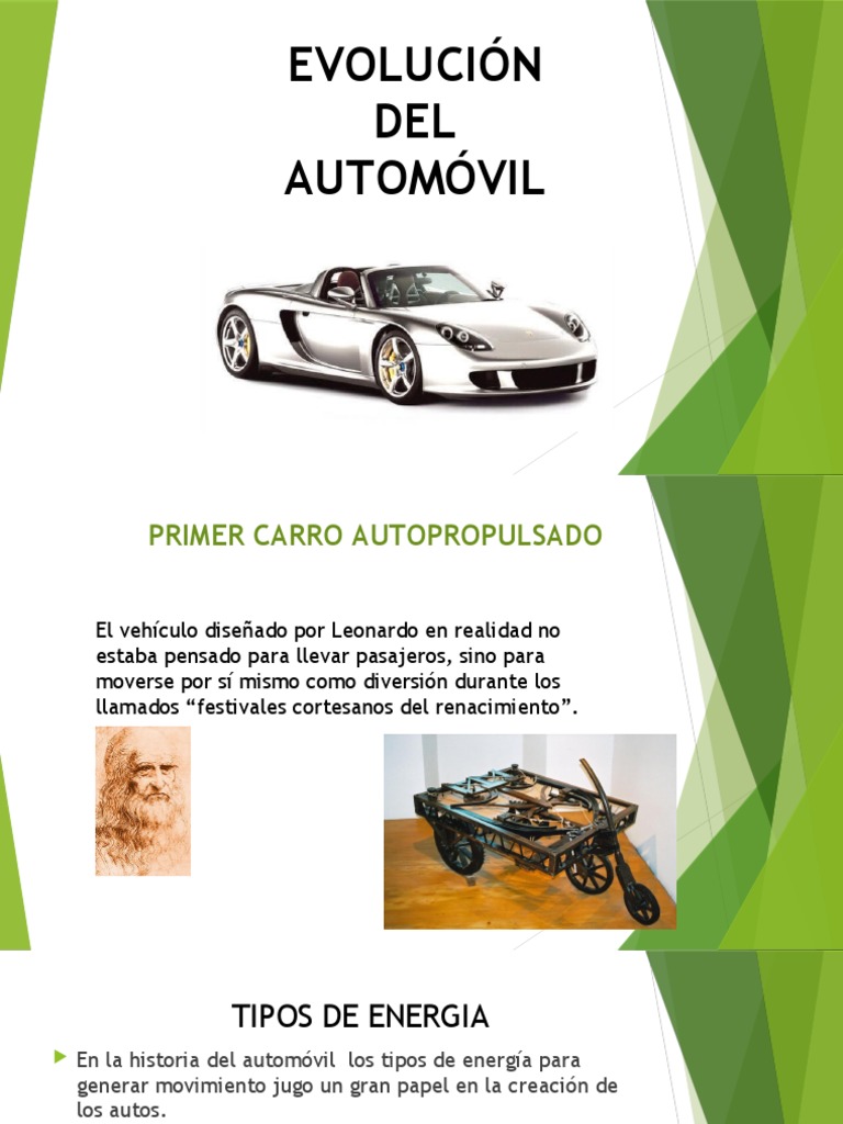 Evolución del automóvil | PDF | Coche | Vehículos de ruedas