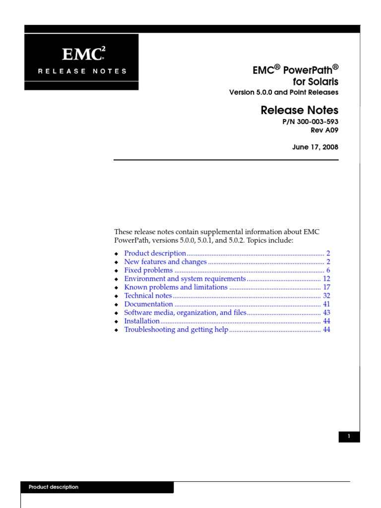 Emc Powerpath Versions - spainbrown