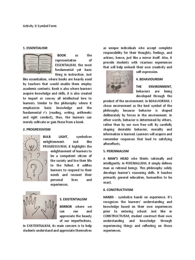 Symbol Form Teaching Profession | PDF | Constructivism (Philosophy Of ...