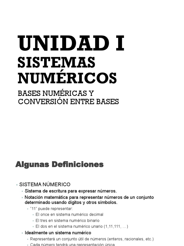 Sistemas numéricos, bases numéricas y conversión entre bases | PDF | Decimal codificado en ...