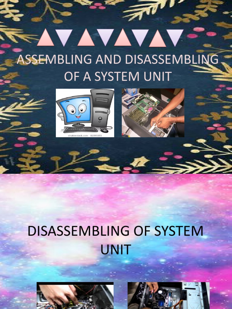 Assembling and Disassembling of A System Unit | PDF