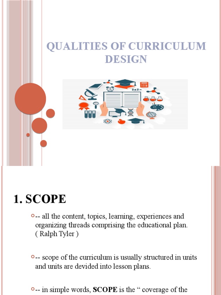 Qualities of Curriculum Design | PDF