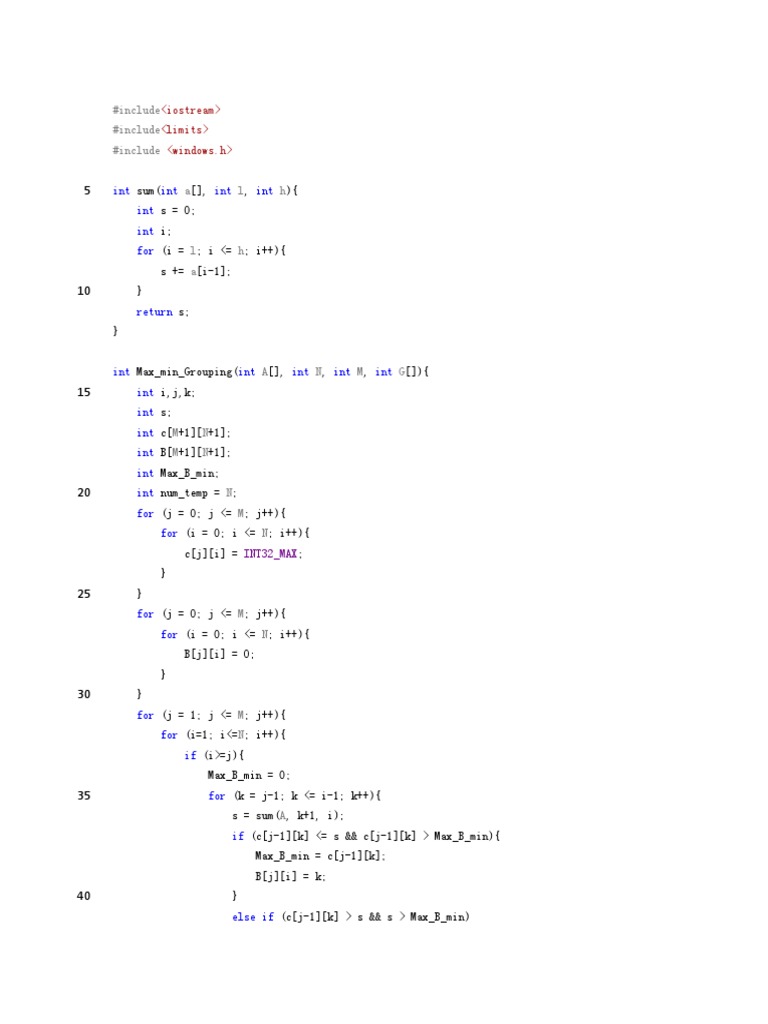 Int Int Int Int Int Int For: #Include #Include #Include | PDF | C++ | Computer Programming