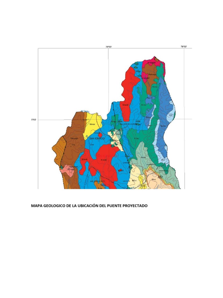 Mapa Geologico Chinchipe | PDF