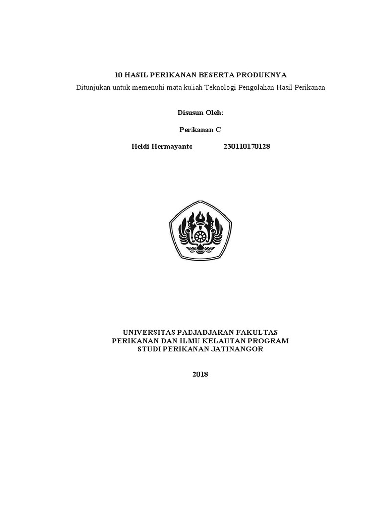 10 Contoh Hasil Perikanan dan Produknya | PDF