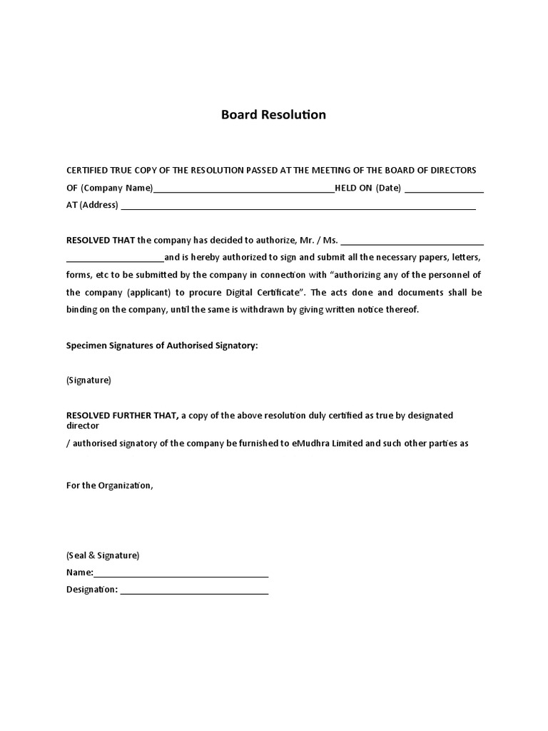 Board Solution Template 03 | PDF