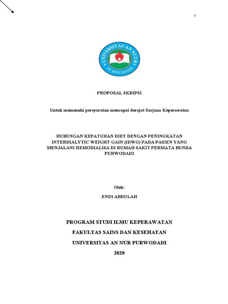 Bab 1-6 Idwg Endi | PDF