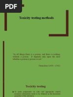 Acute Oral Toxicity Testing Guidelines | PDF | Toxicity | Toxicology