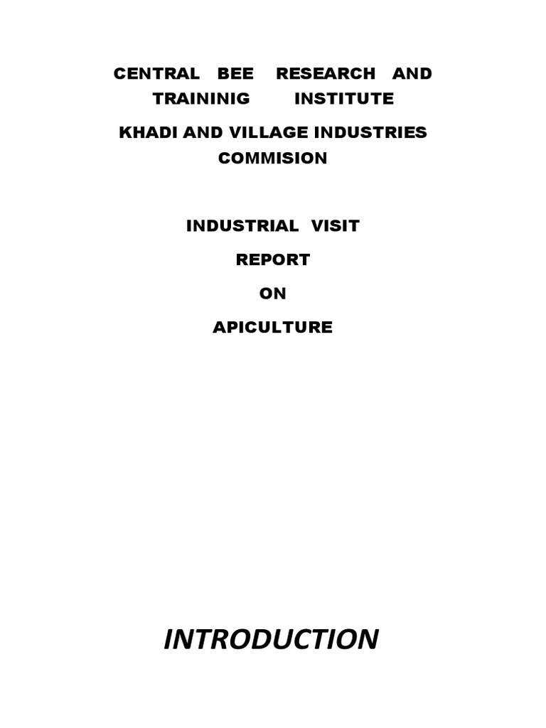 Central Bee Research And Traininig Institute Pdf