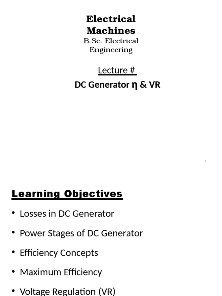 DC Generator | PDF | Electric Generator | Electromagnetism
