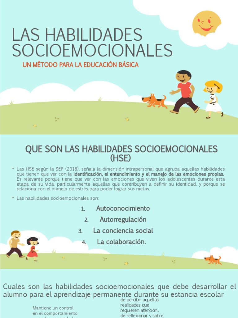Las Habilidades Socioemocionales | PDF | Las emociones | Aprendizaje