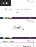 Site Logistics and Construction Plan Template | PDF