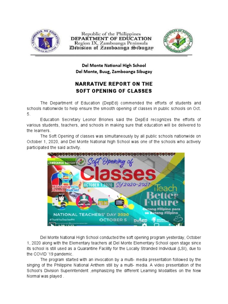 Narrative 1 - Soft Opening | PDF | Cognition | Behavior Modification