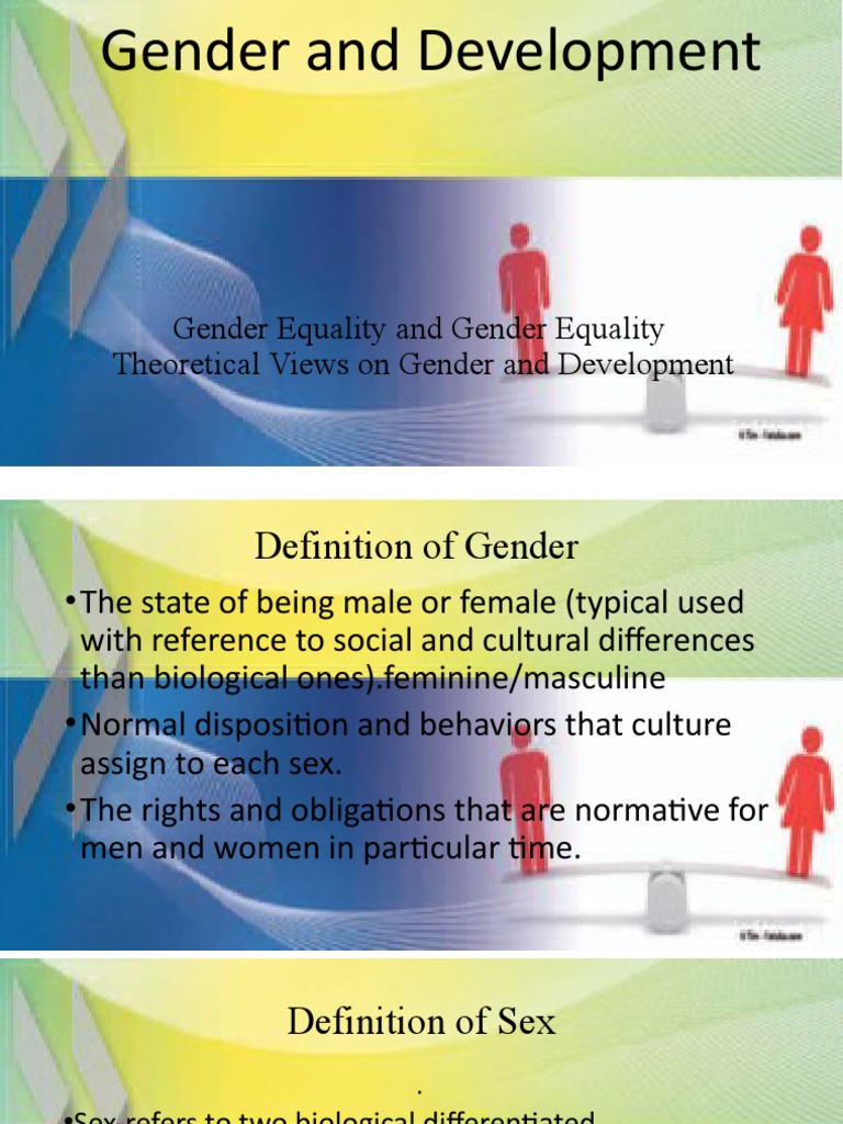 Gender and Development | PDF | Gender | Gender Studies