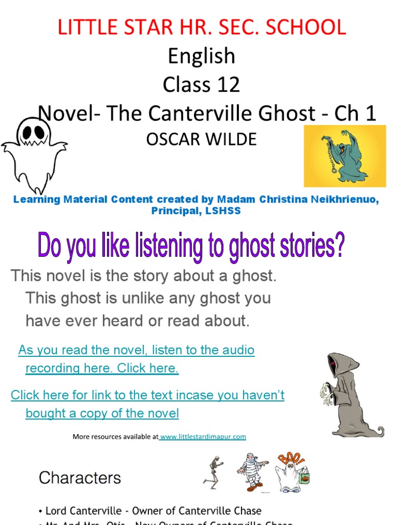Overview of The Canterville Ghost | PDF