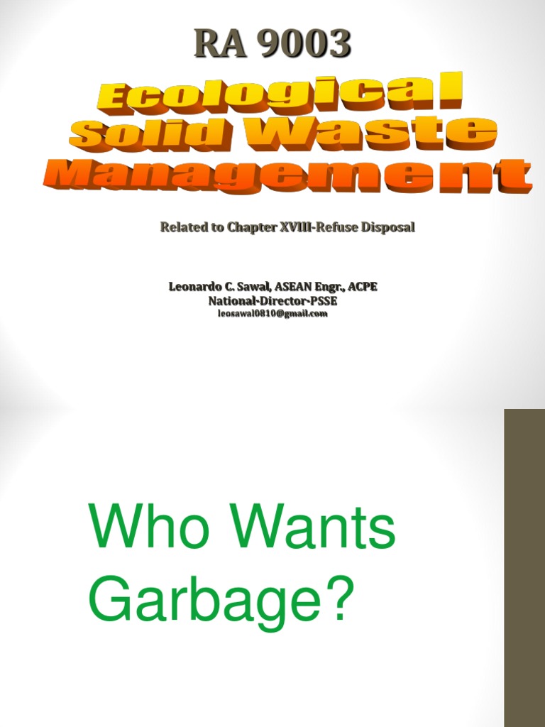 3-Ra 9003 - 2020 | PDF | Waste Management | Compost