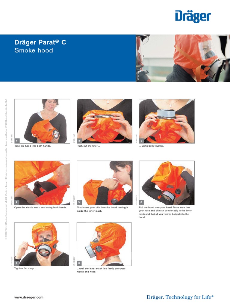 Dräger Parat C Smoke Hood | PDF | Nature