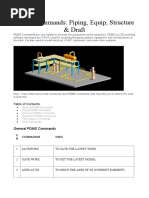 PDMS & E3D Commands | PDF