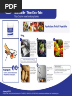 Sanichlor Tabs | PDF | Disinfectant | Hygiene