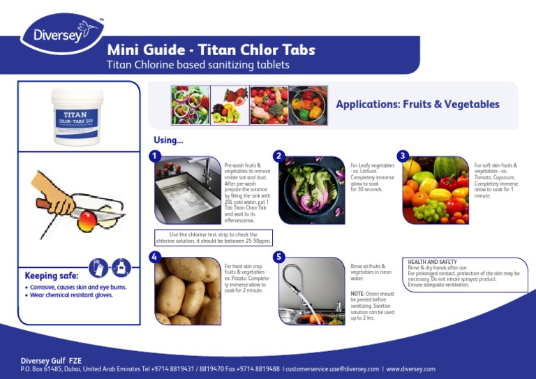 Mini Guide - Titan Chlor Tabs: Titan Chlorine Based Sanitizing Tablets ...