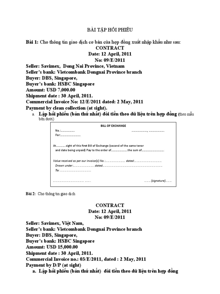 Bai Tap - Hoi Phieu - Gui SV | PDF