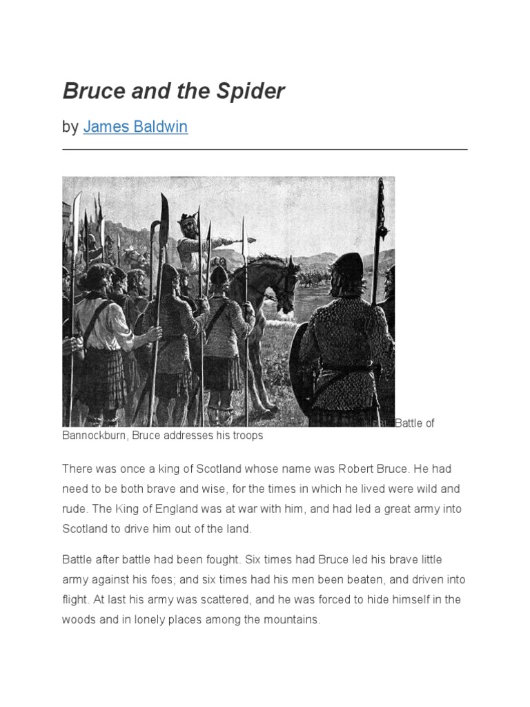 Bruce and The Spider: James Baldwin | PDF