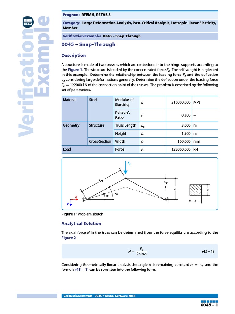0045 Snap Through | PDF | Deformation (Engineering) | Deformation ...