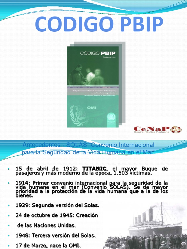 1 - Codigo PBIP PDF | PDF | Transporte | Canal y Marítimo