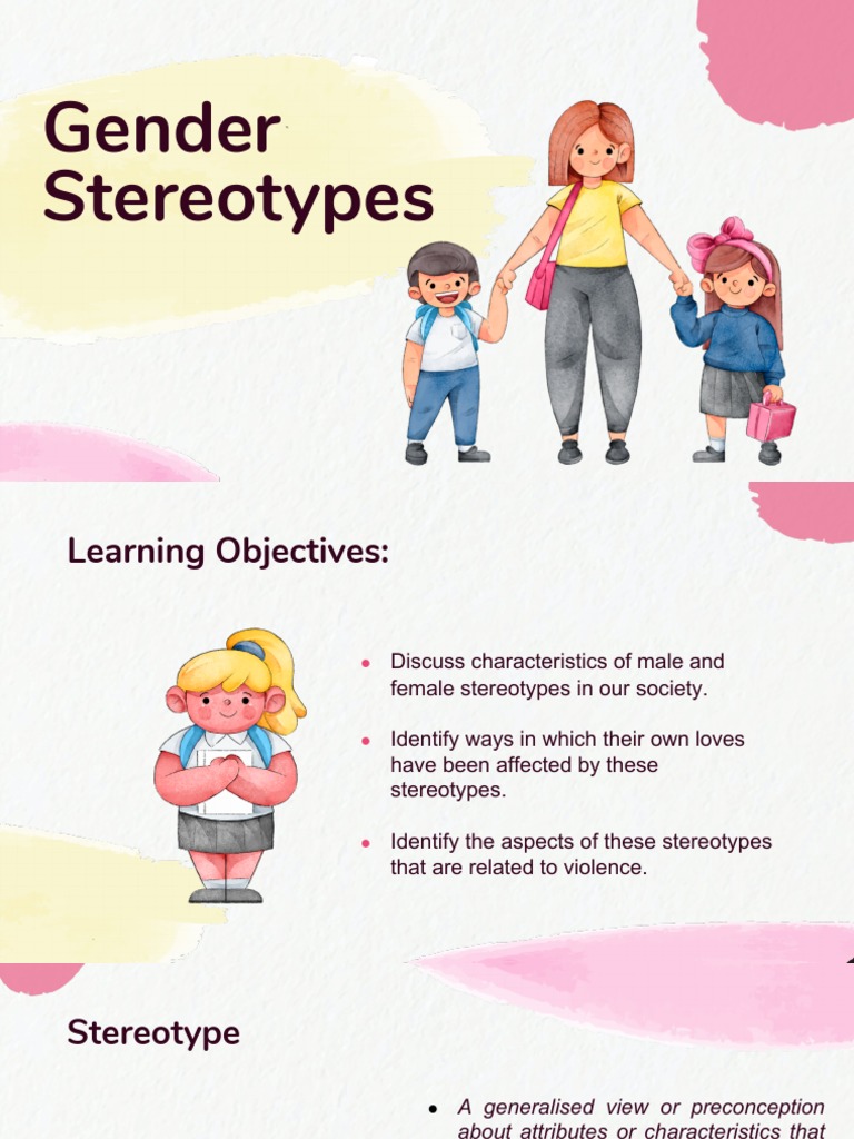 Gender Stereotype Final | PDF | Stereotypes | Gender Role