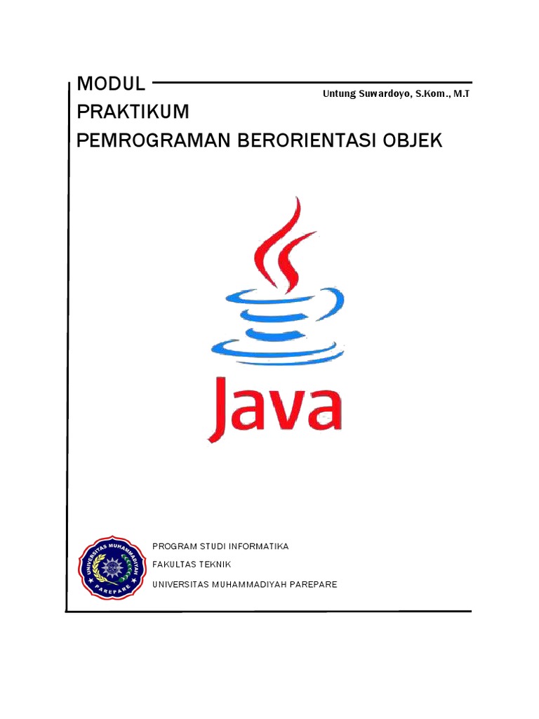 Modul Praktikum PBO Sem IV PDF | PDF