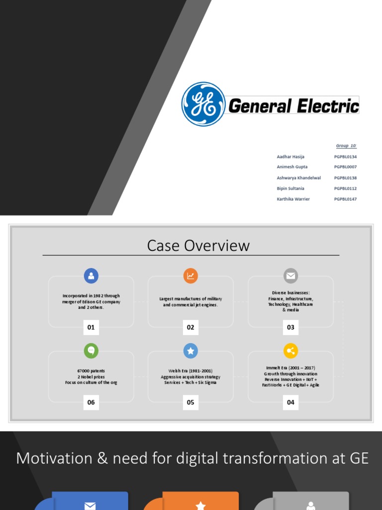 GE Case Group10 | PDF | Scrum (Software Development) | Innovation