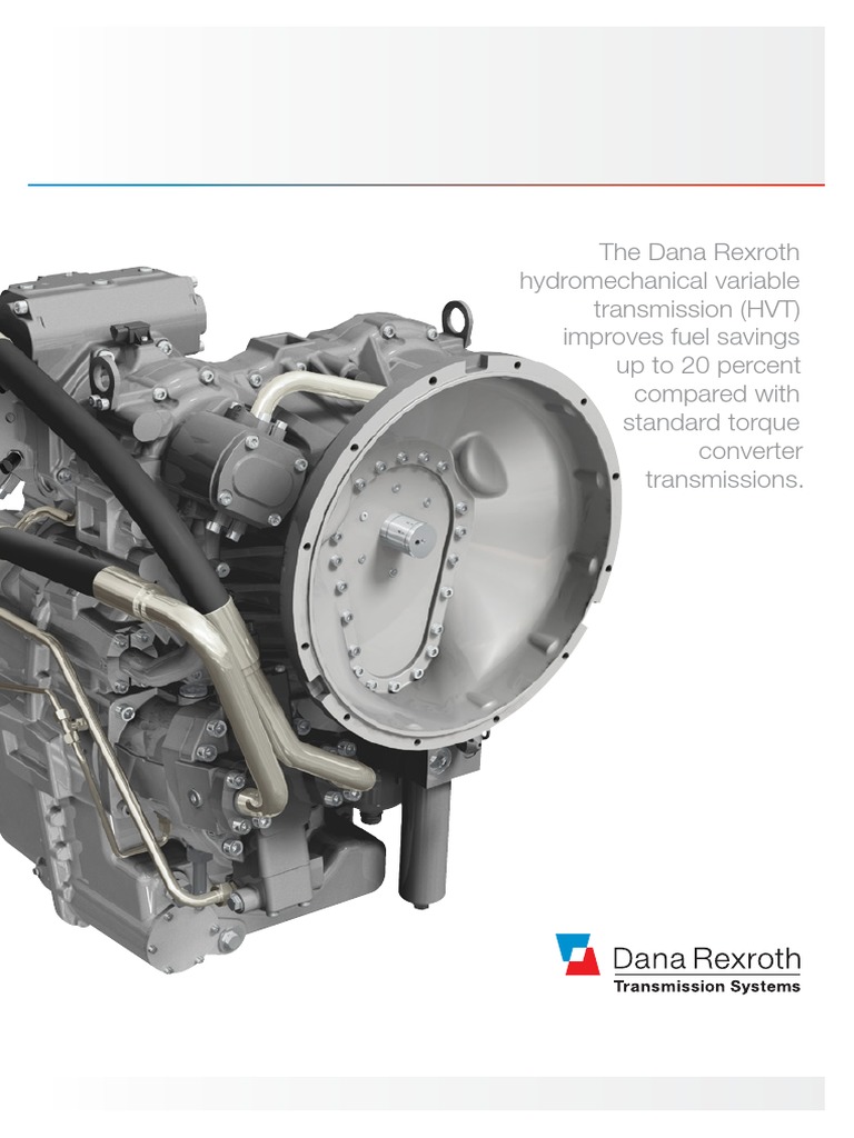 HVT R3 SpecSheet | PDF | Transmission (Mechanics) | Machines