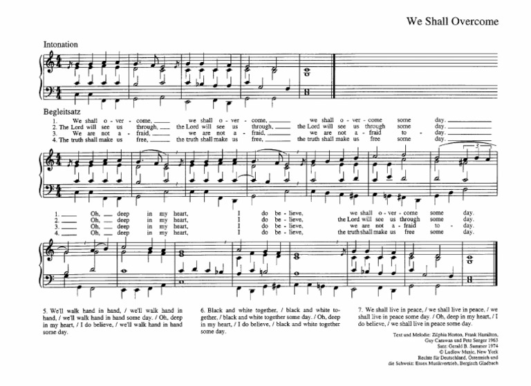 We Shall Overcome | PDF