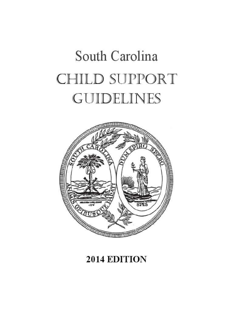 SC Child Support Guidelines 2014 | PDF | Child Support | Alimony