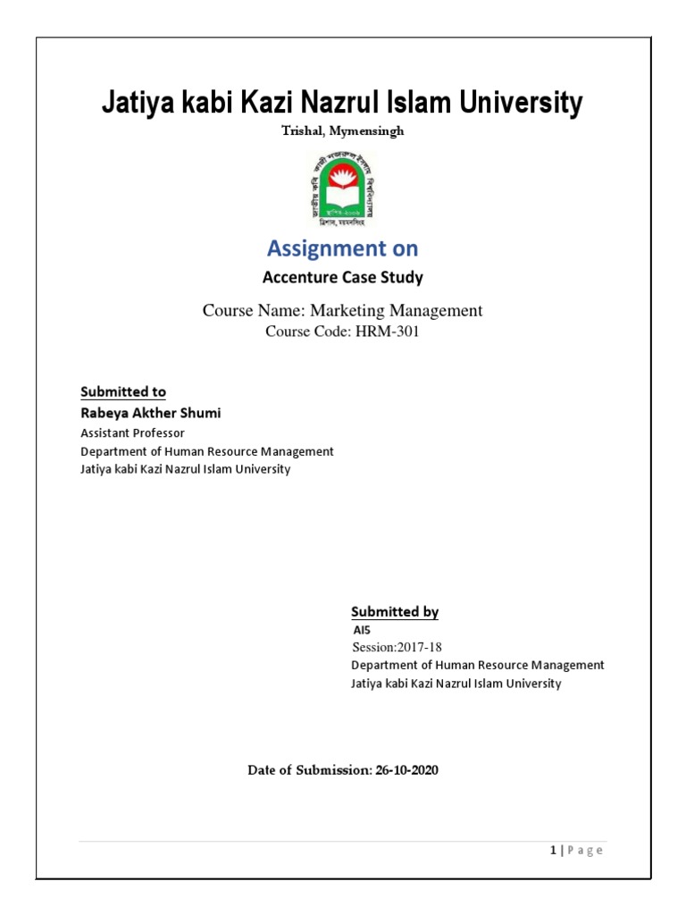 Case Study On Accenture | PDF | Accenture | Brand