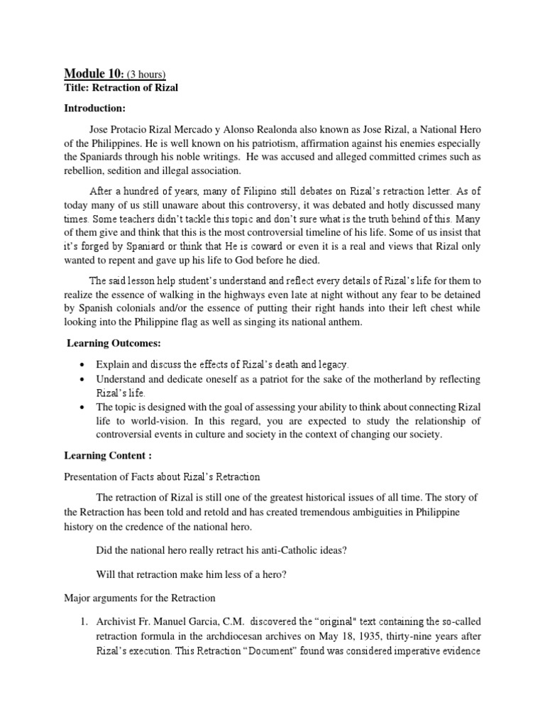 Chapter 3 Module 10 | PDF