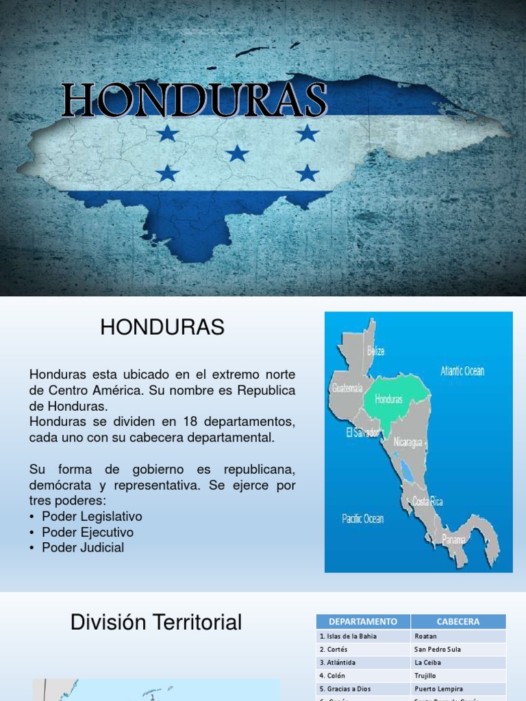 Diapositivas Honduras PDF | PDF | Honduras | Organismos