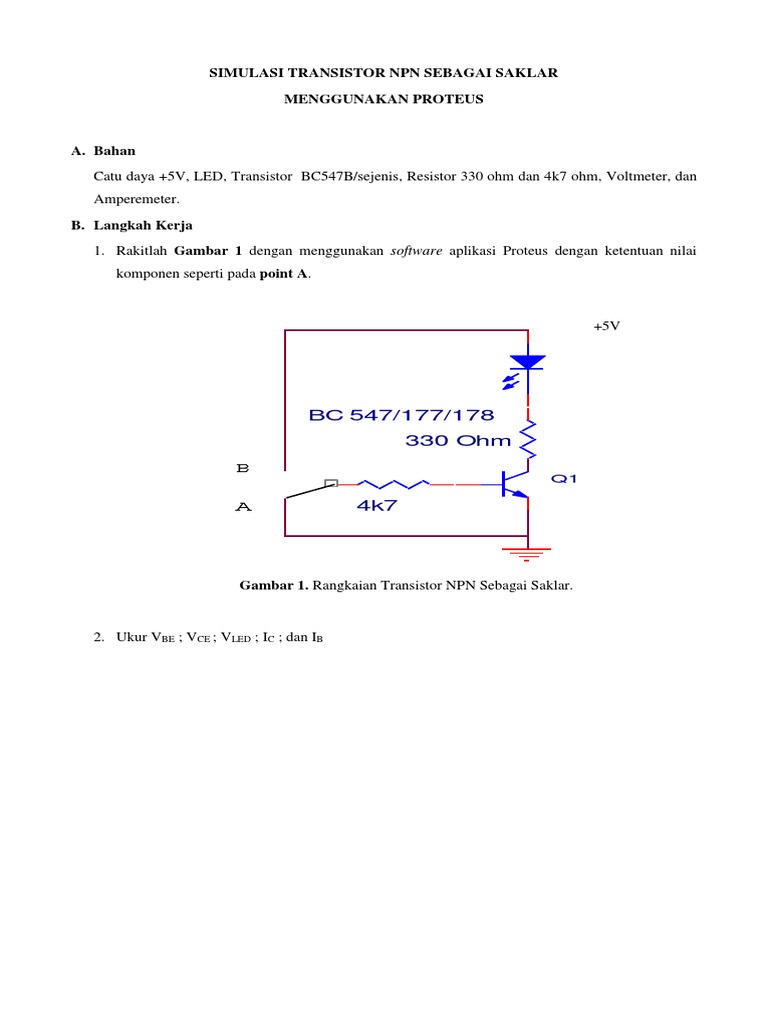 LABSHEET ELEKTRONIKA-3 (Simulasi) | PDF | Teknologi & Rekayasa