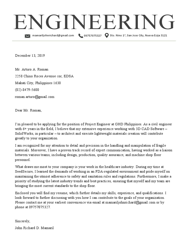 Engineering: 09757075327 Sto. Nino 1, San Jose City, Nueva Ecija 3121 ...