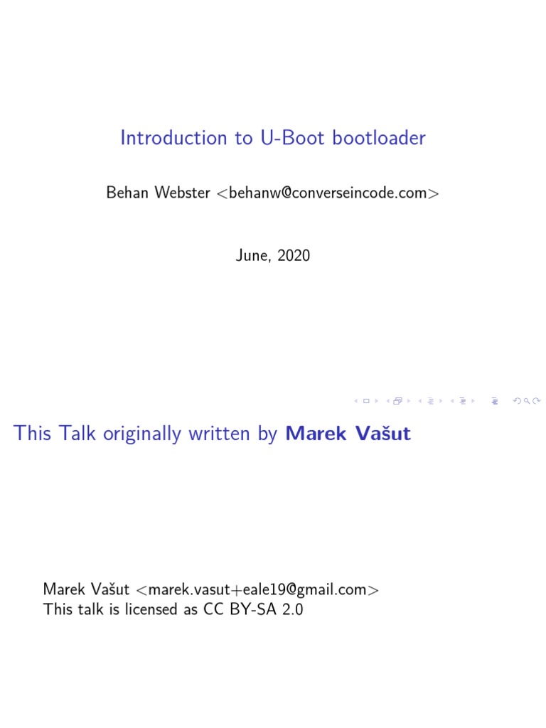 An Introduction To The U Boot Bootloader Exploring Commands For Memory Access Environment
