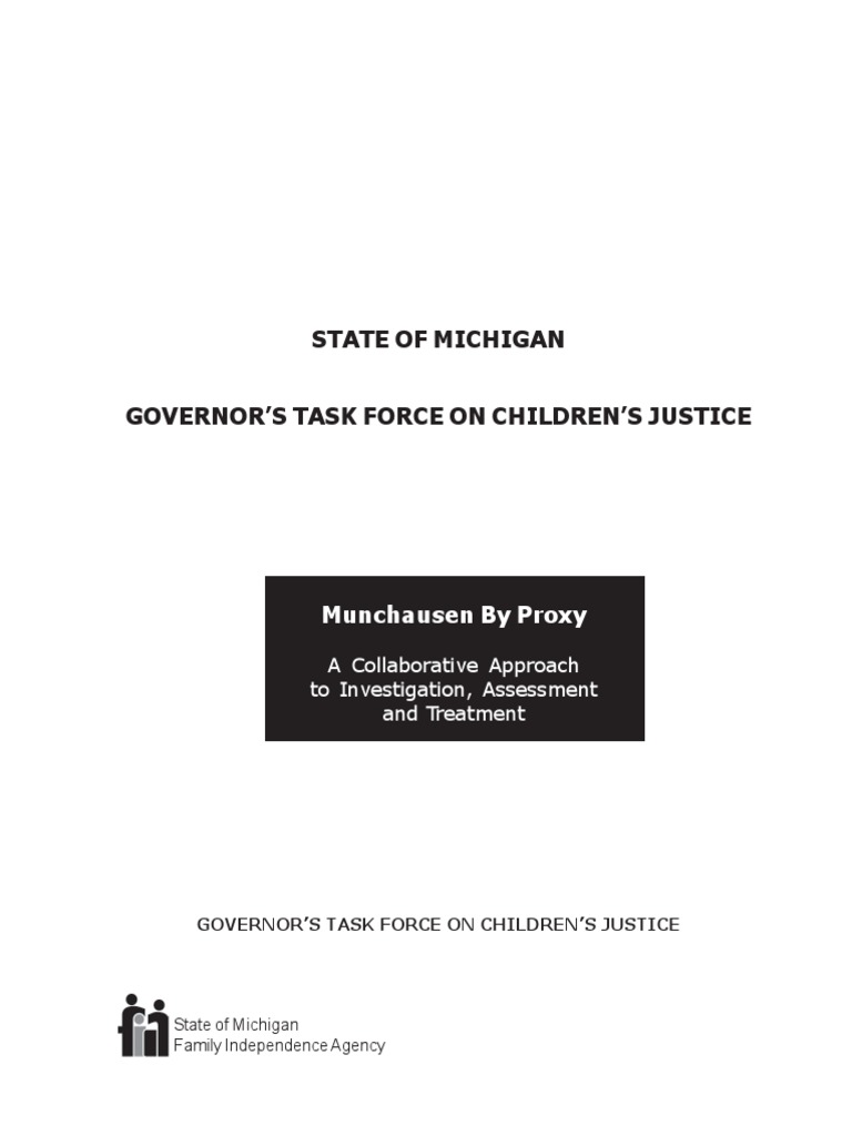 Michigan CPS Munchausen by Proxy Child Abuse Pub-17-MBP PDF | PDF ...