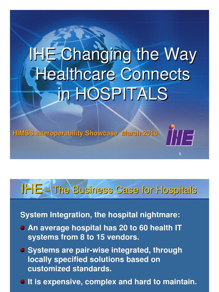 Leveraging IHE Profiles to Optimize Clinical Workflow and Information ...