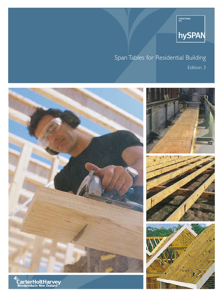 Span Tables For Residential Building: Edition 3 | PDF | Lumber ...